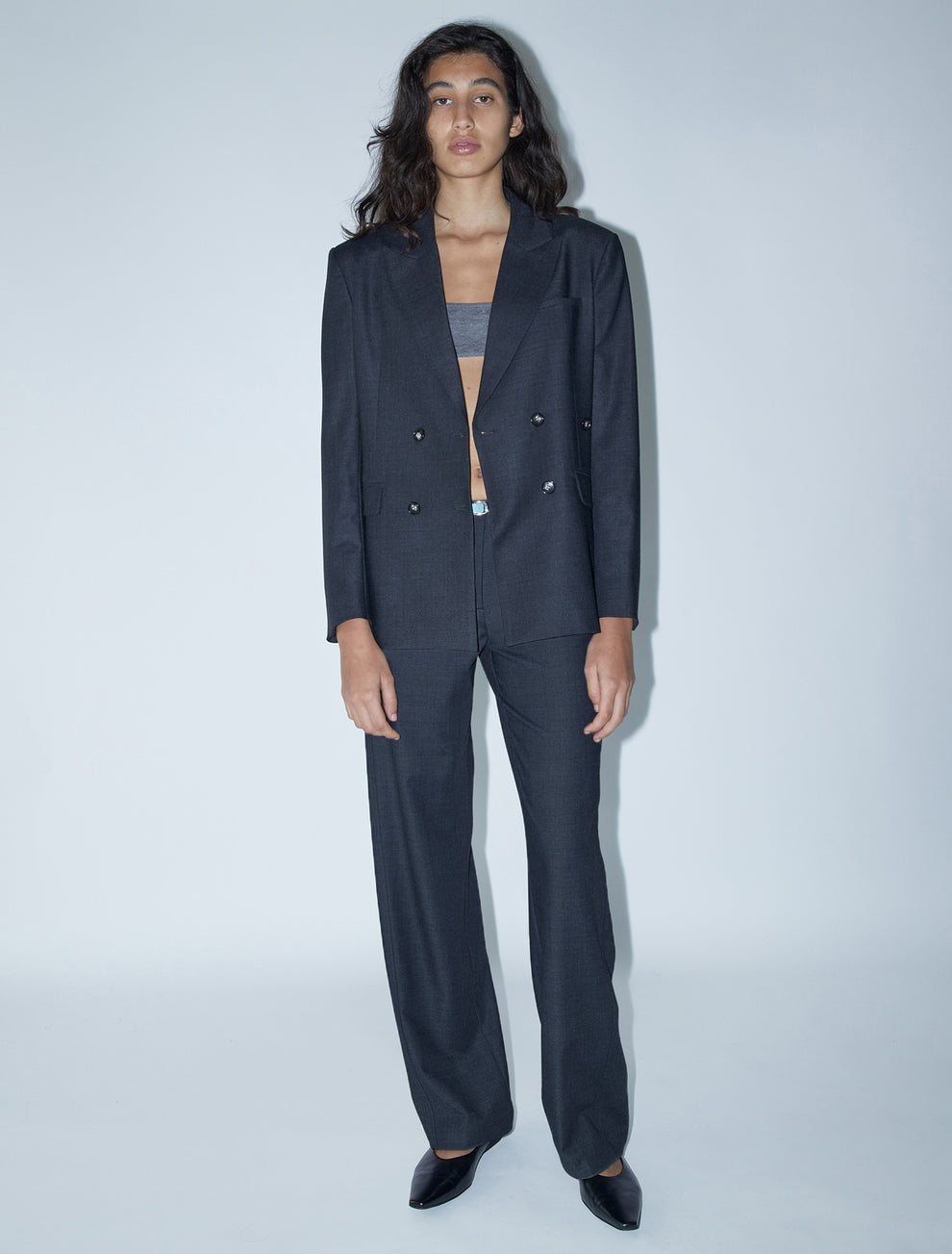 MUIR-Straight suit trousers with a welt pocket on one side – Paloma Wool