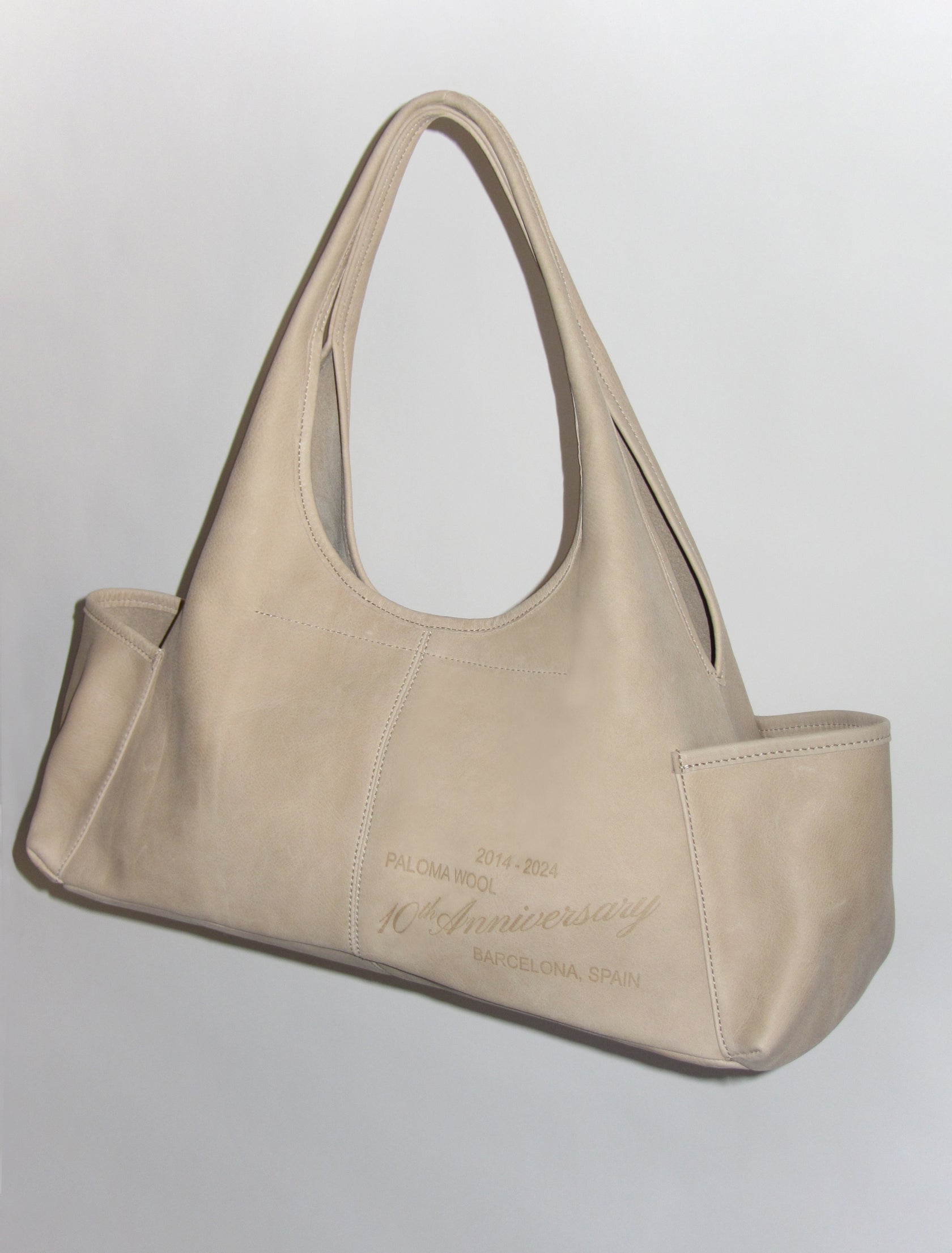 10YEARS BAG-Beige blue shoulder bag with two pockets – paloma wool