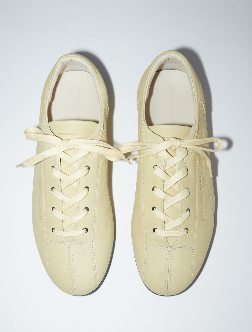 MILES B-Yellow lace-up closure and rubber sole – paloma wool